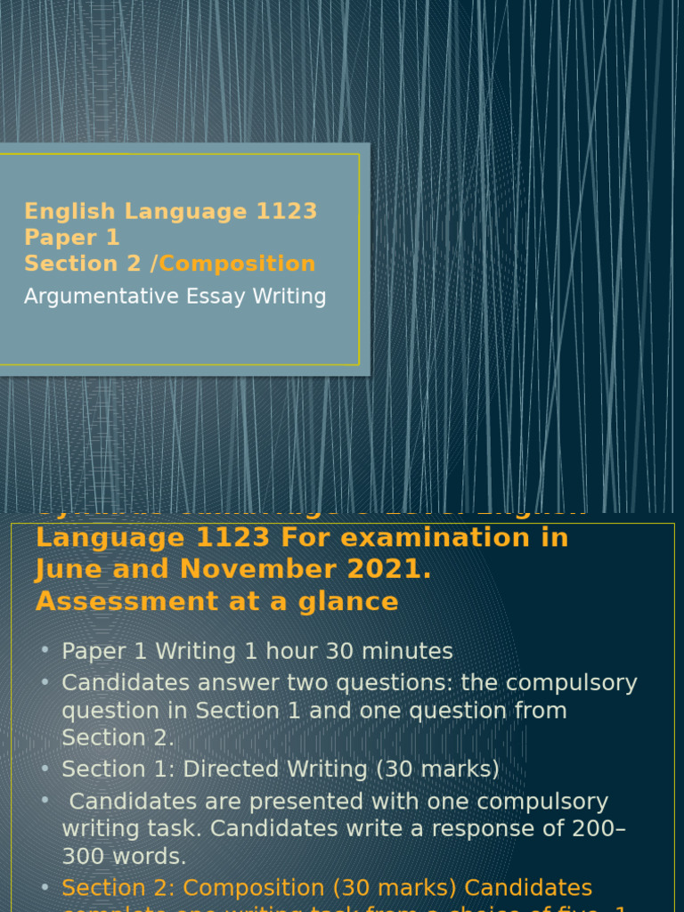 Argumentative Essay Writing | PDF | Essays | Thesis