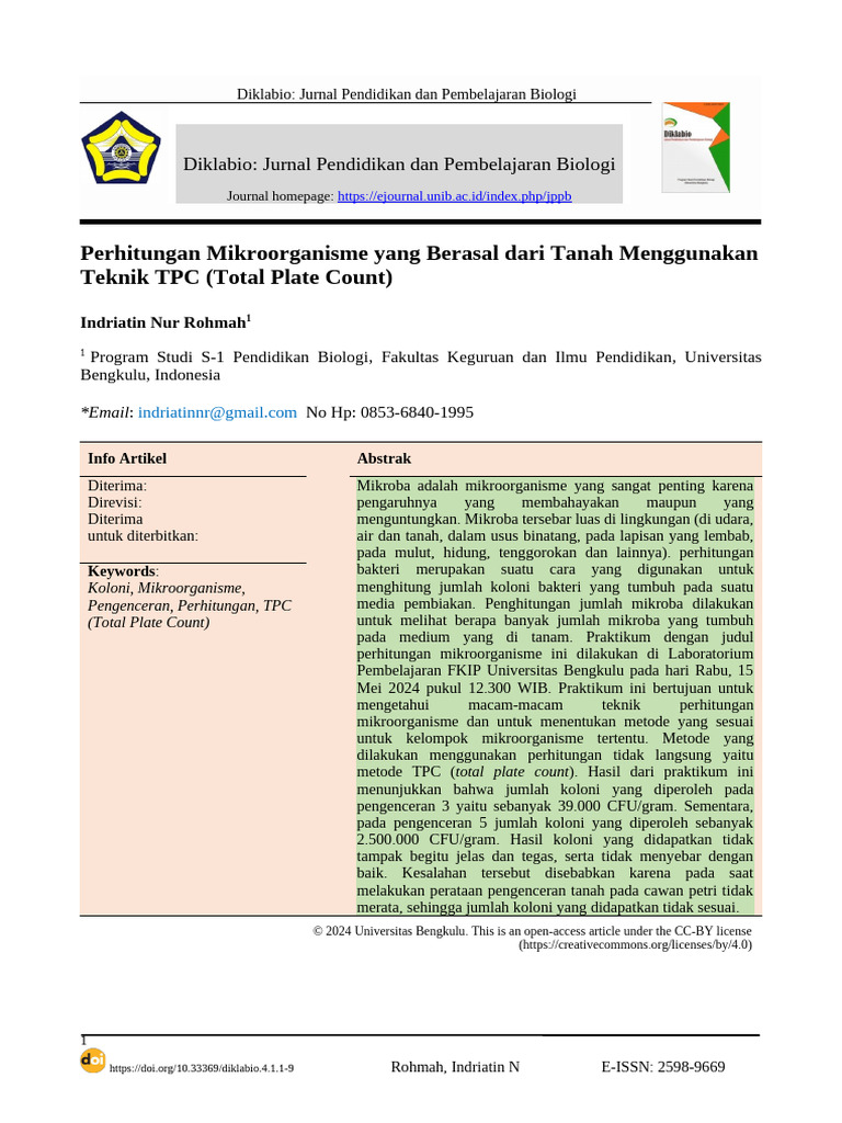 Prak. Mikrobiologi 5-1 | PDF