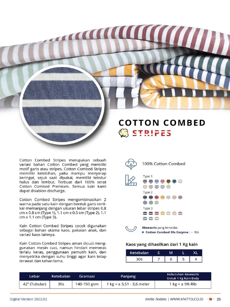 Combed Stripes | PDF
