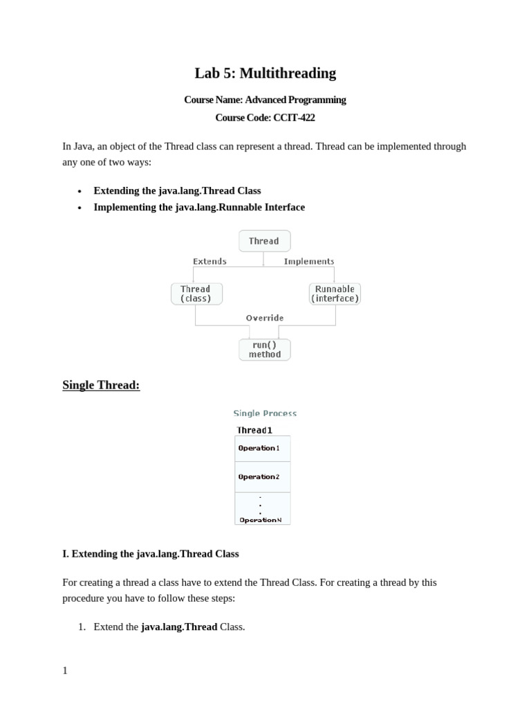 Lab 5 Multithreading - Final | PDF