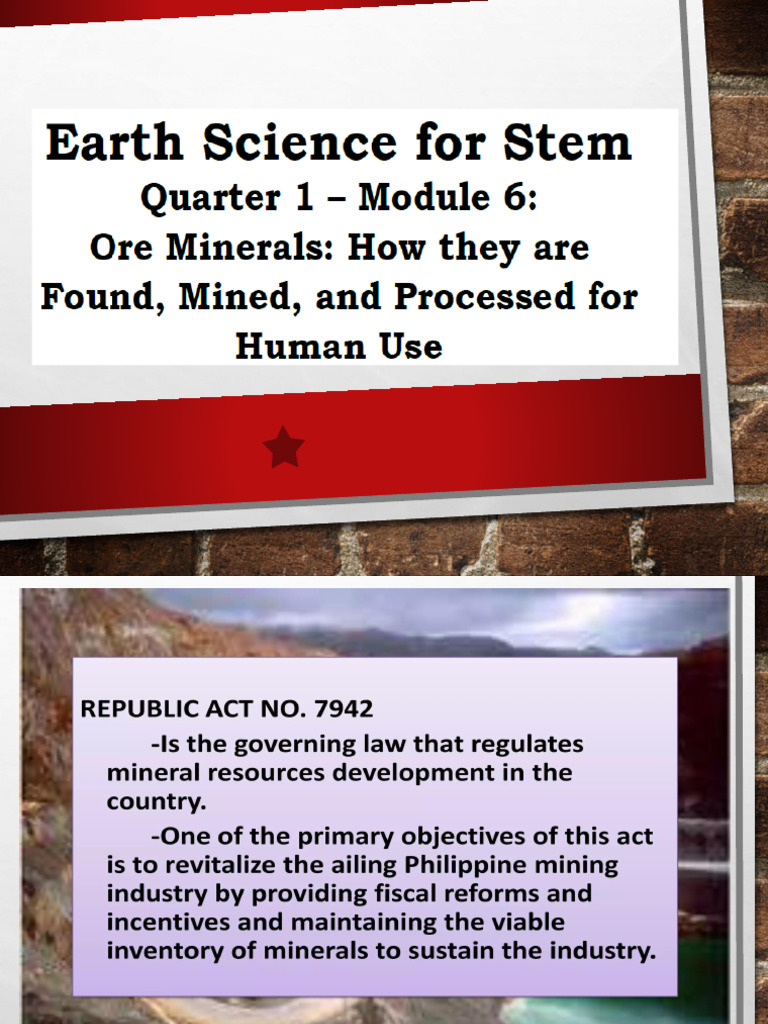 Lesson 6 Mining Methods Pdf Mining Science Mathematics