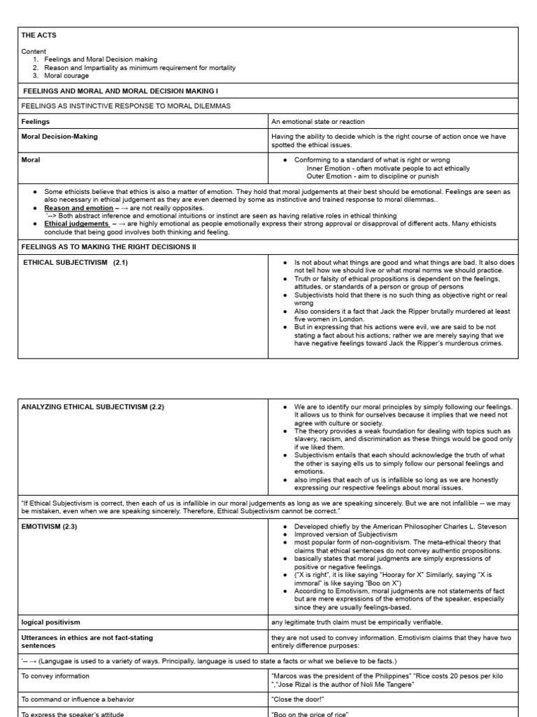 The Act Part 2 | PDF