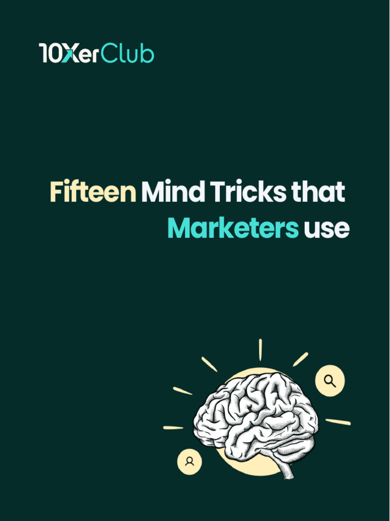 15 Mind Tricks That Marketers Use. | PDF