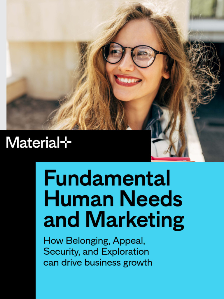 Material Guide - Fundamental Human Needs and Marketing | PDF