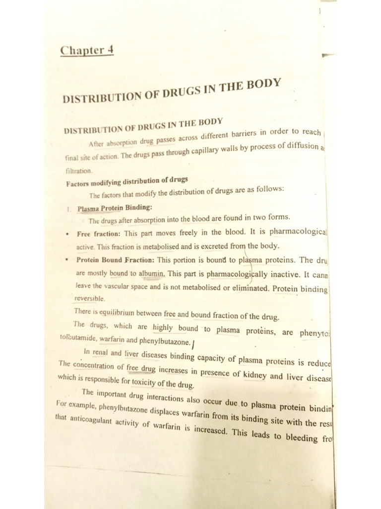 Drug Distribution | PDF