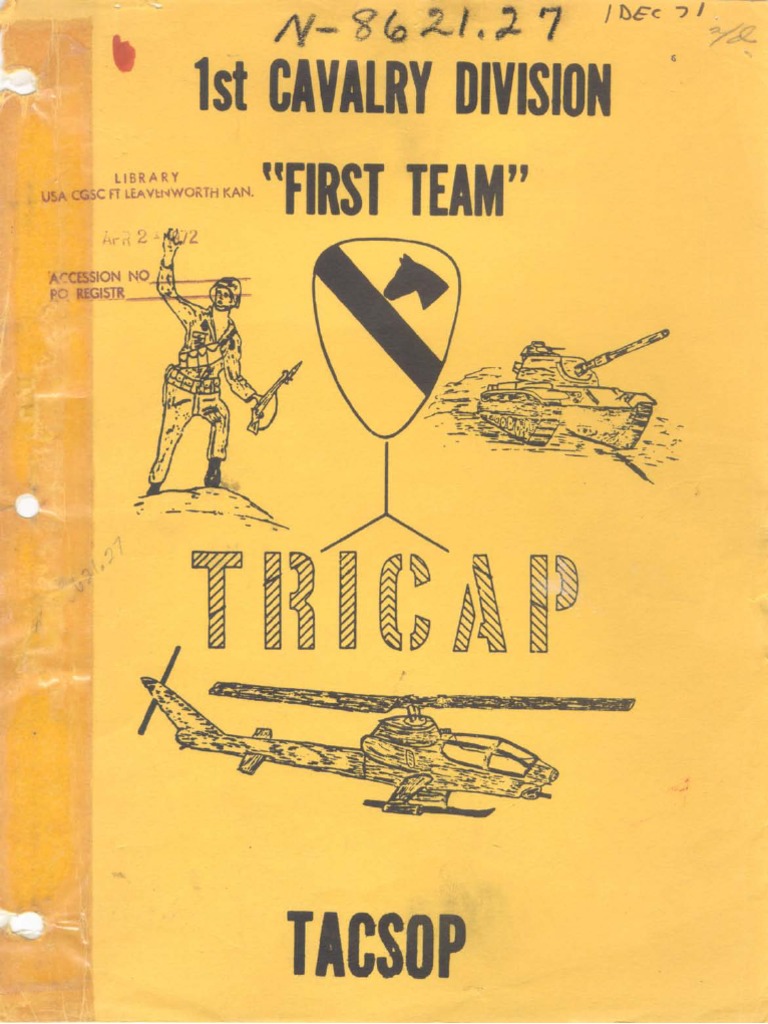 1st CAV TRICAP 1971 | PDF | Division (Military) | Brigade