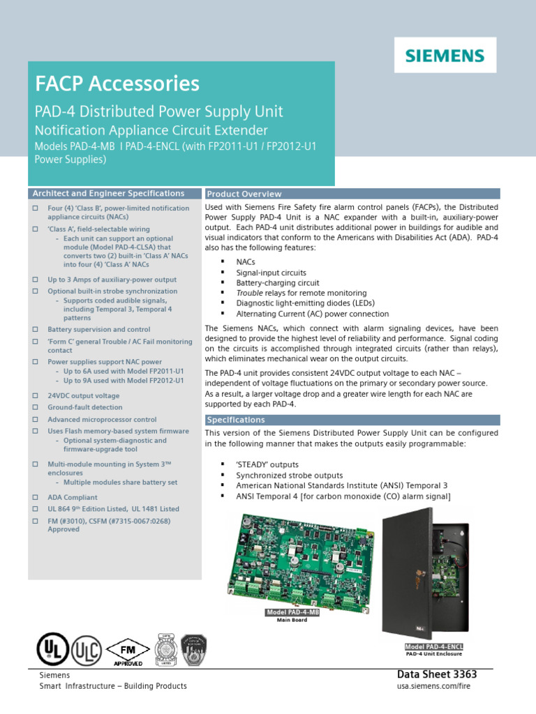 Pad4 Datasheet | PDF