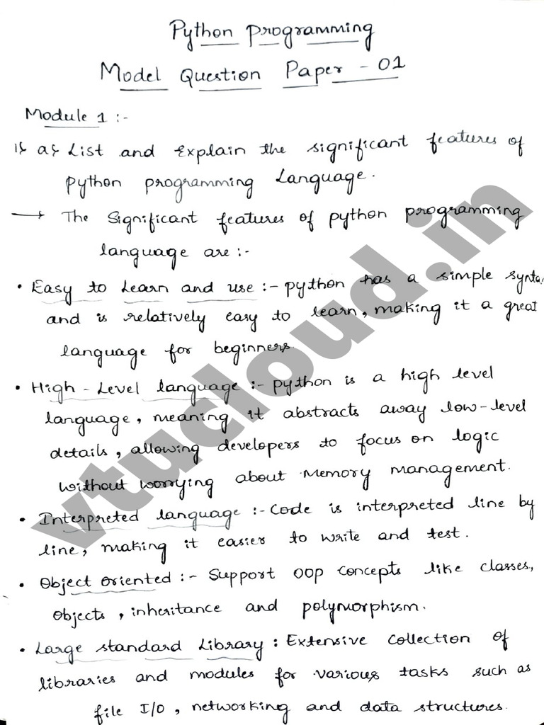 model 1 answers | PDF