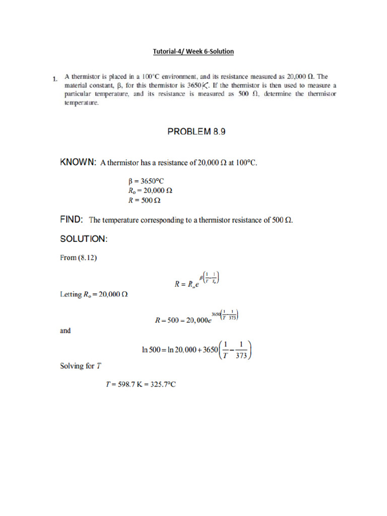 Tutorial 5-Week 6 Solution | PDF