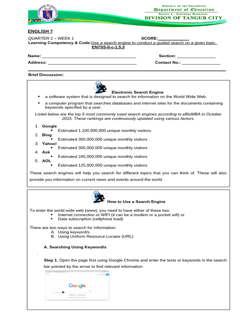 G7 English Q2 Week 1 | PDF