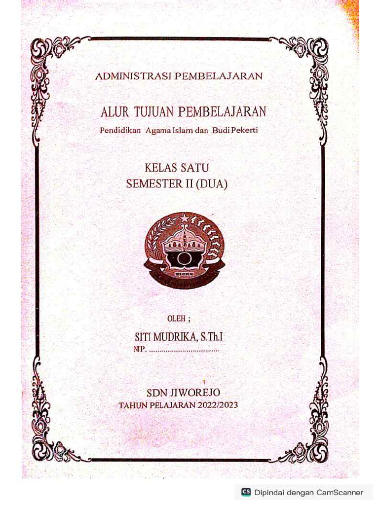 ADMINISTRASI PEMBELAJARAN SMT 2 2022-2023 - 11zon | PDF