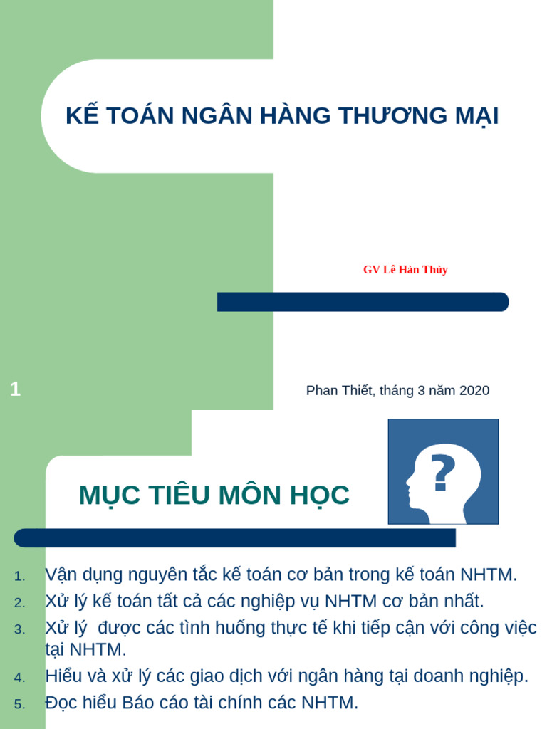 Chuong 1 Tong Quan Ke Toan NHTM | PDF