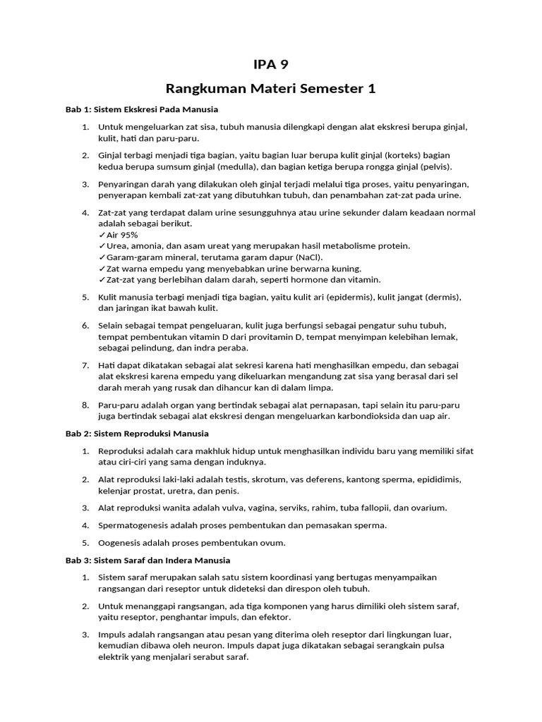 Summary All Ipa SMP | PDF