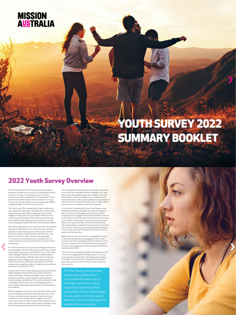 Youth Survey Dec 2022 Summary Booklet | PDF