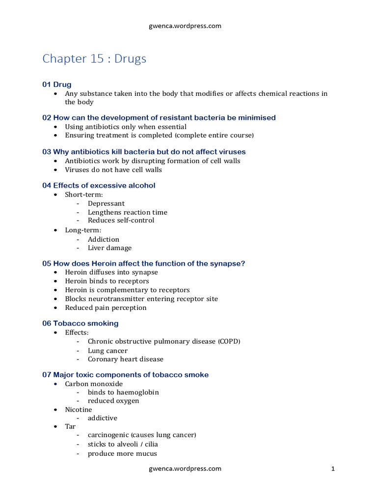 15 Drugs | PDF