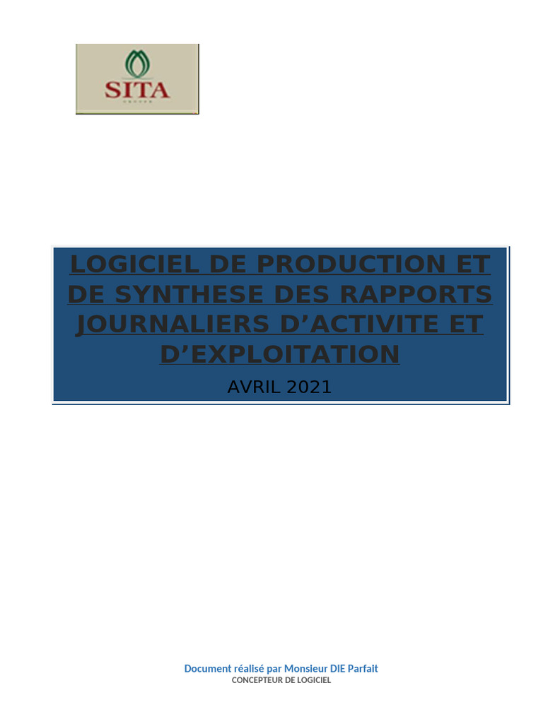 Offre Technique Et Financière SITA | PDF