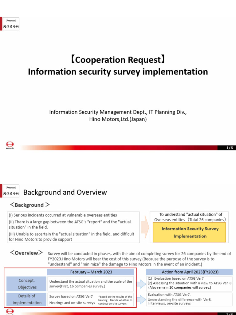 About Information Security Survey Implementation | PDF