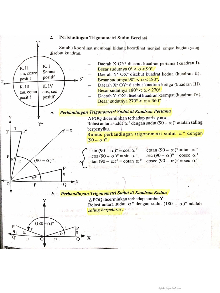 Trigonometri Part 2 | PDF