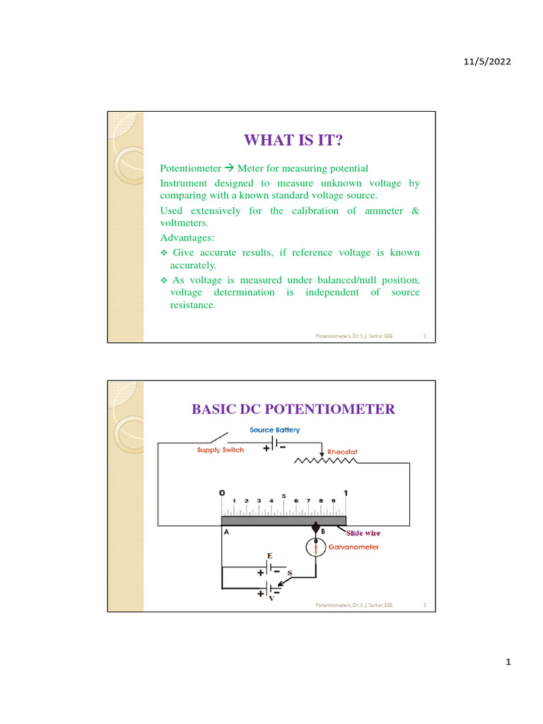 Eem Potentiometers | PDF