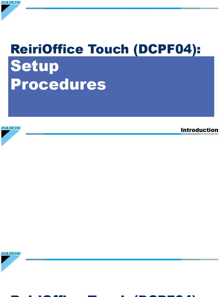 ReiriOffice Touch Setup Procedures - Com | PDF | Wi Fi | Computer Network