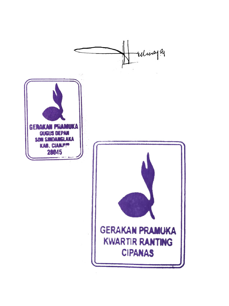 Cap Dan TTD Pramuka | PDF