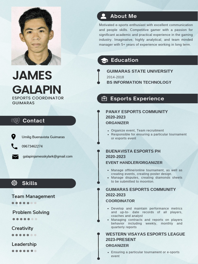 Esports Portfolio | PDF