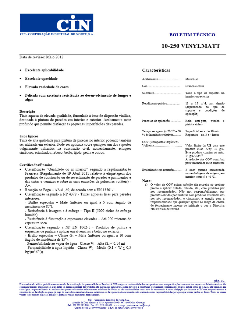 Fichas Tecnicas | PDF