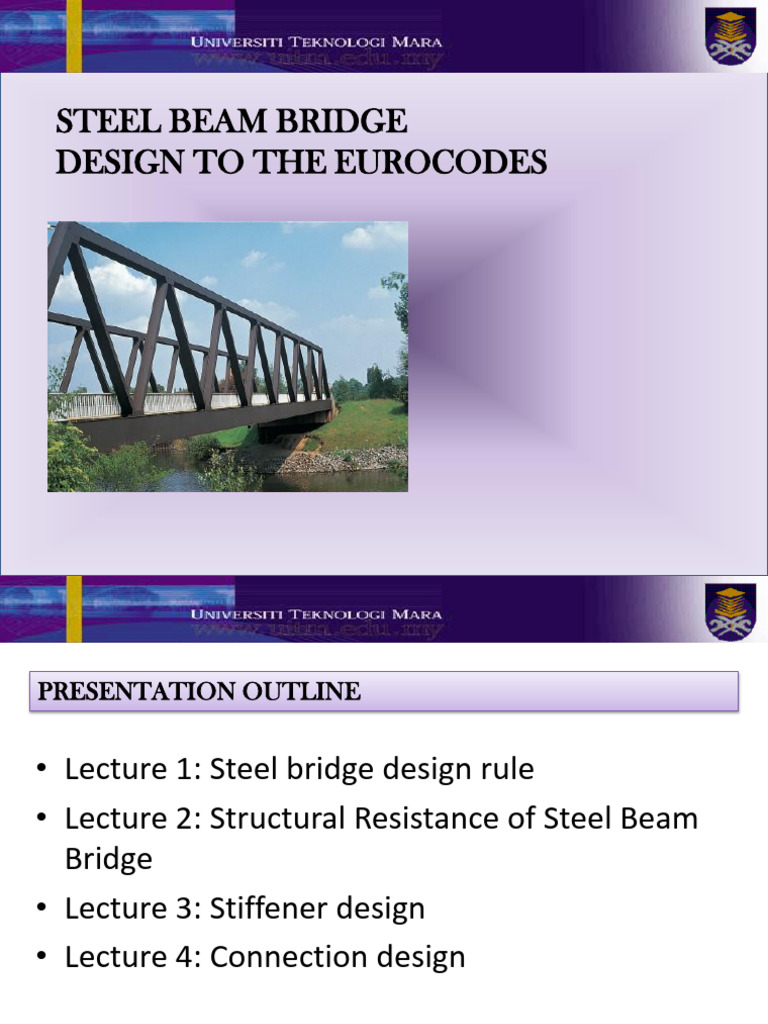 Design of Steel Beam Bridges | PDF
