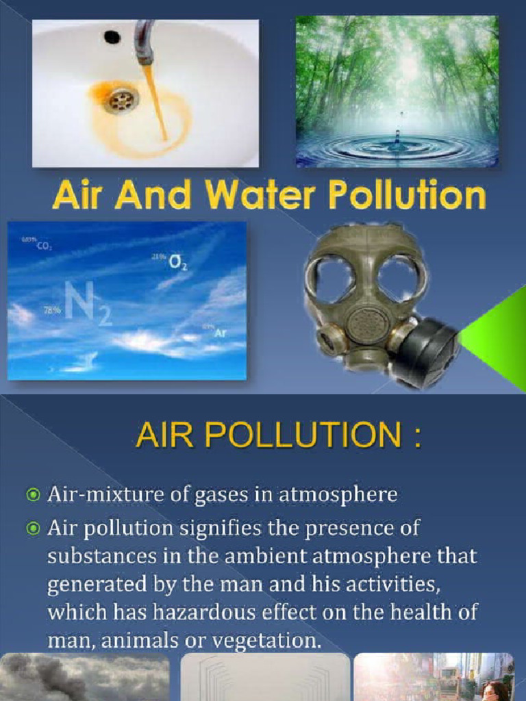 Air & Water Pollution | PDF