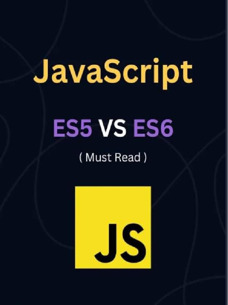 Es5 VS Es6 | PDF Es5 VS Es6 | PDF