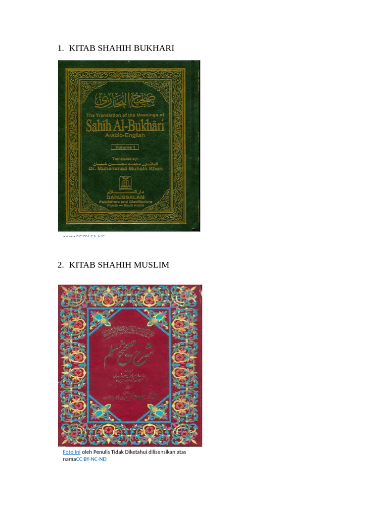 Kitab Shahih Bukhari | PDF