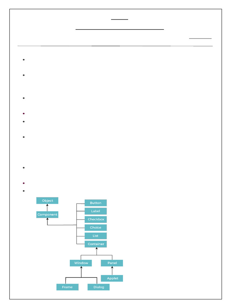 Ch-1-Java AWT | PDF