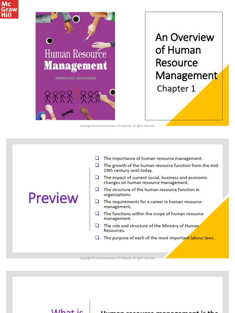 HRM 1e PPT Chap01 | PDF