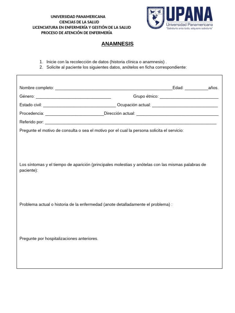 ANAMNESIS | PDF