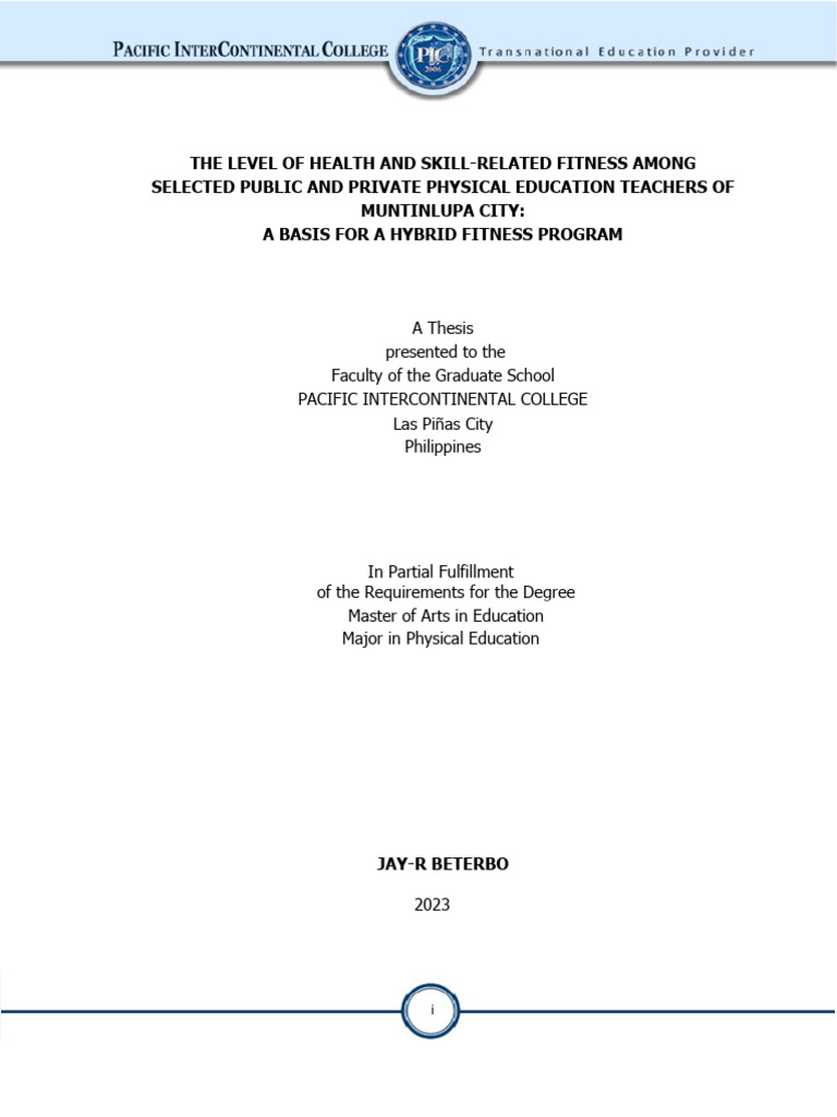Beterbo Thesis Complete | PDF