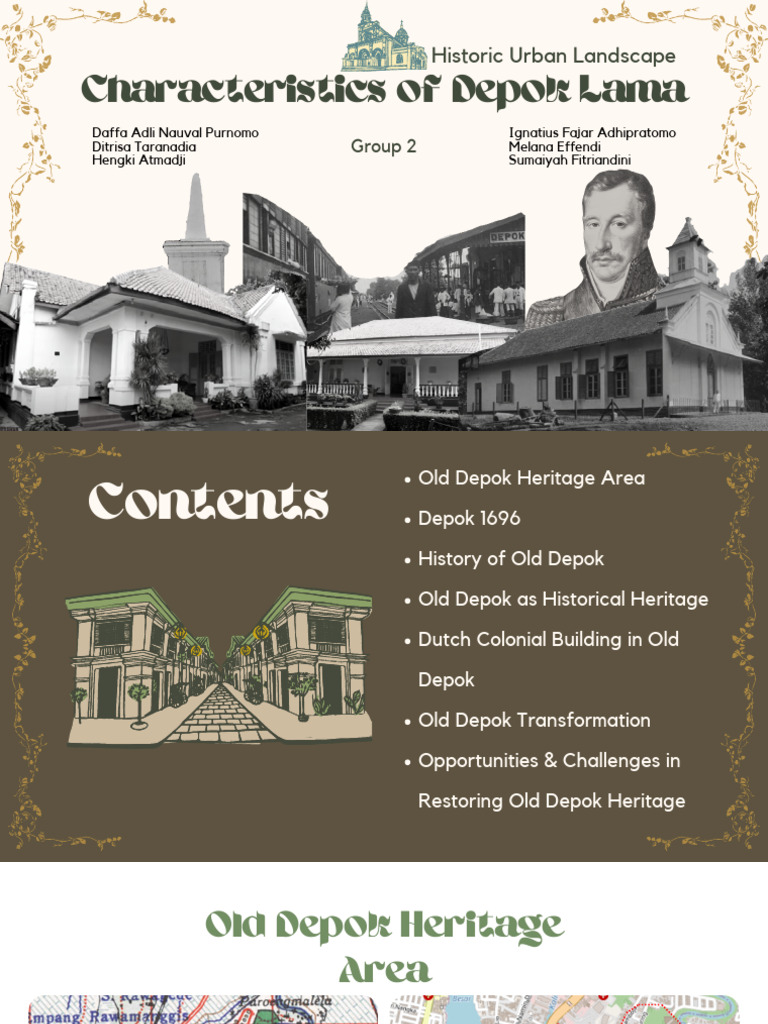 Old Depok Heritage Overview | PDF