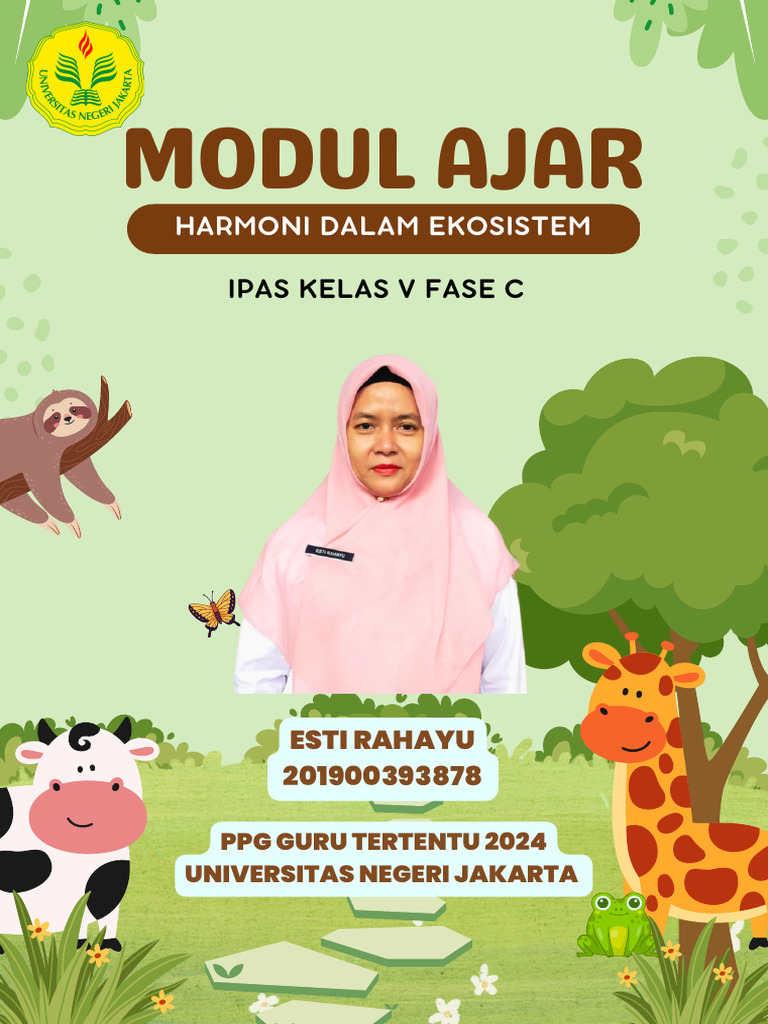 Contoh Modul Ajar Untuk Ukin | PDF | Kesehatan Holistik | Karier & Perkembangan