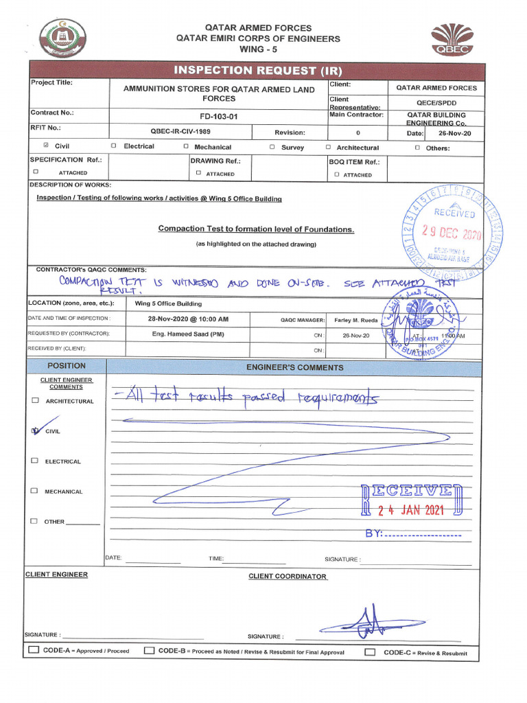 Qbec Ir Civ 1989 | PDF