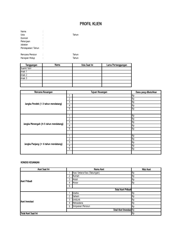Profil Klien Mpower PDF | PDF