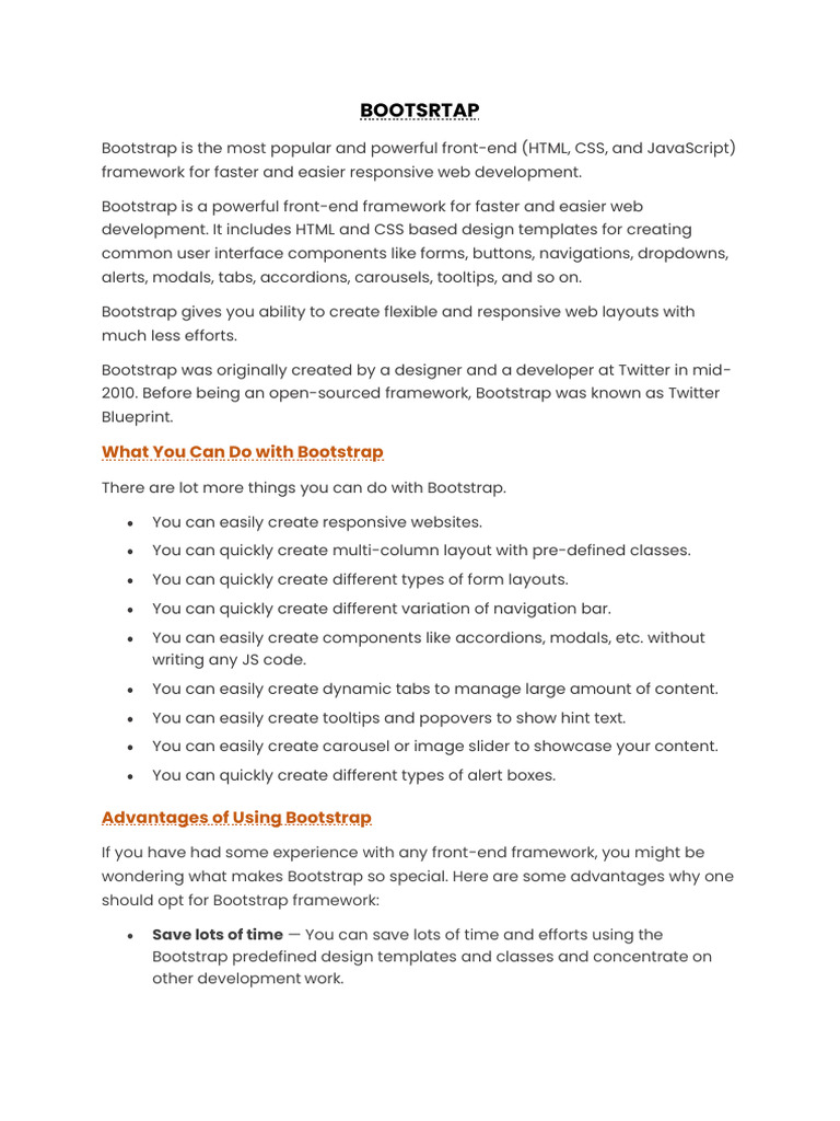 13 Bootstrap-Introduction | PDF 13 Bootstrap-Introduction | PDF