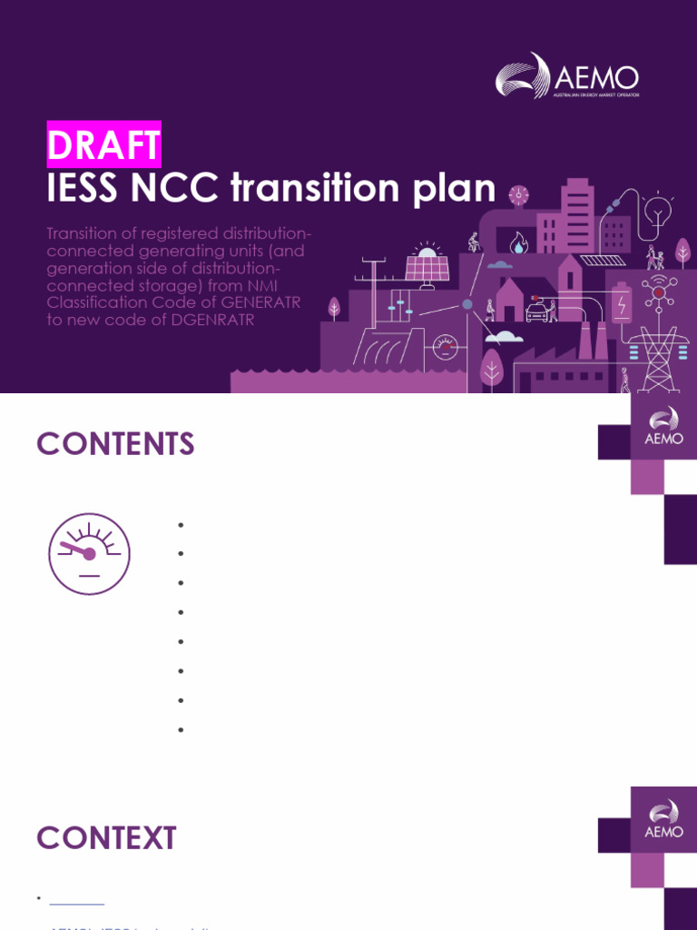 IESS DRAFT NMI Classification Codes Transition Plan | PDF