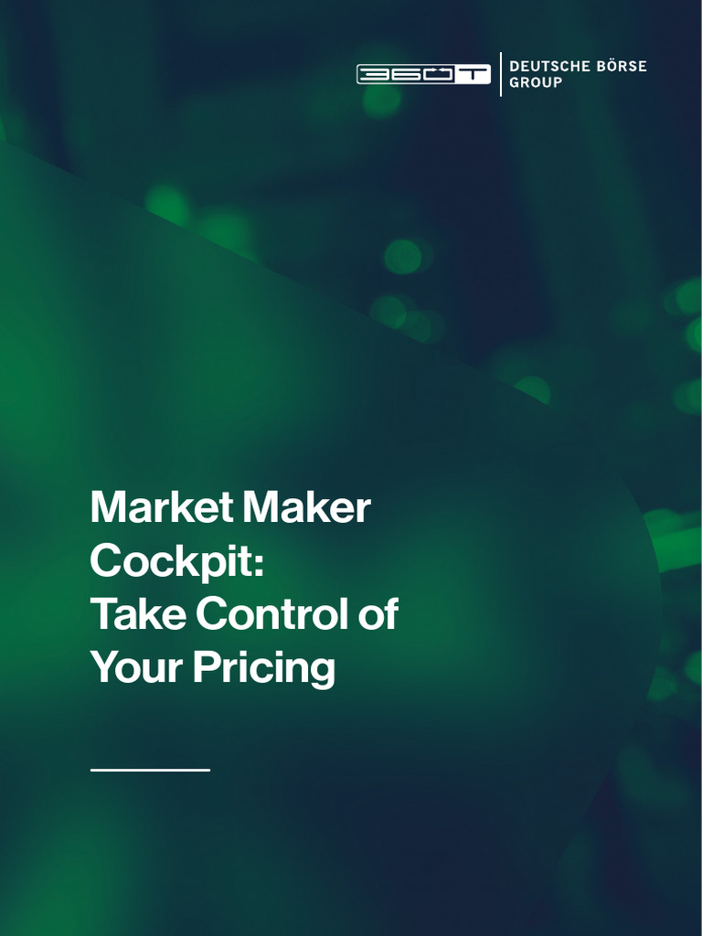 360T - Market Maker Cockpit | PDF