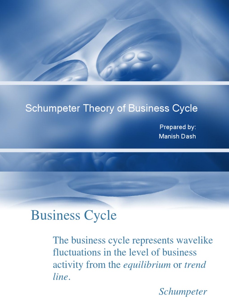 Schumpeter Theory of Business Cycle | PDF | Entrepreneurship | Business ...