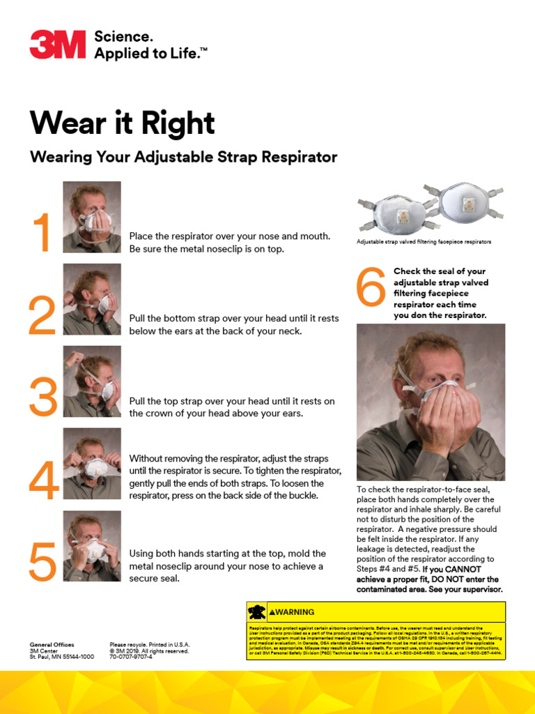 How To Wear N95 Masks | PDF