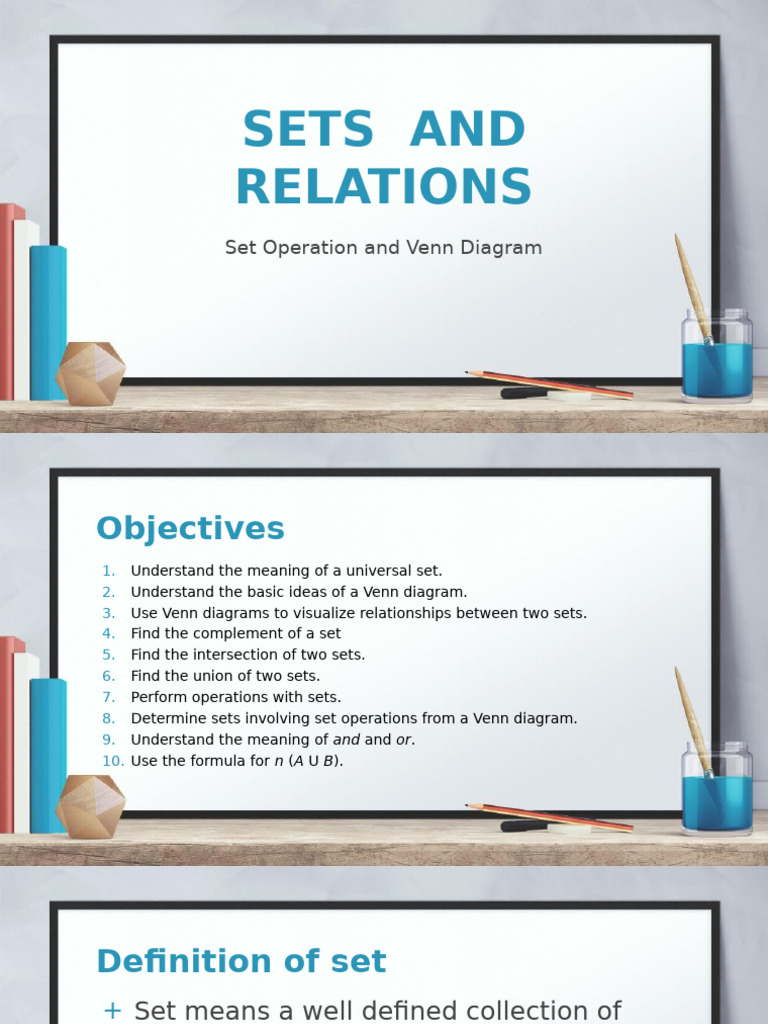 Sets & Relations ### | PDF