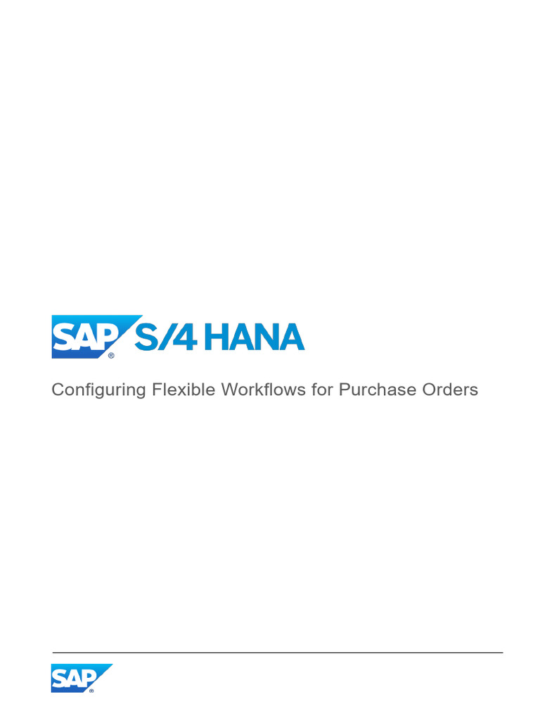 Flexible Workflows in Purchase Order 1664541810 | PDF