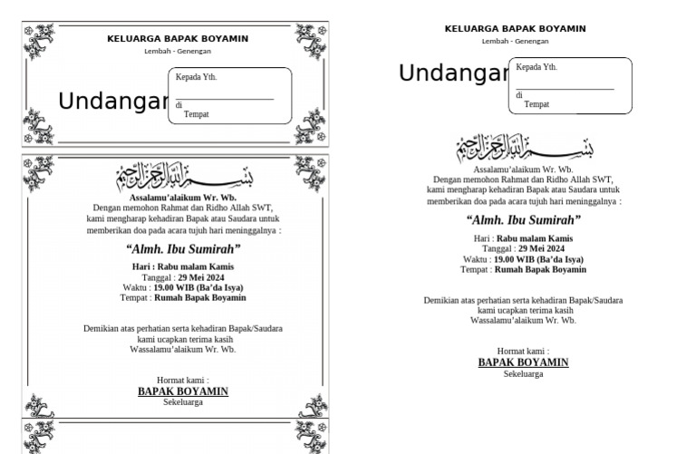Ibu Sumirah | PDF