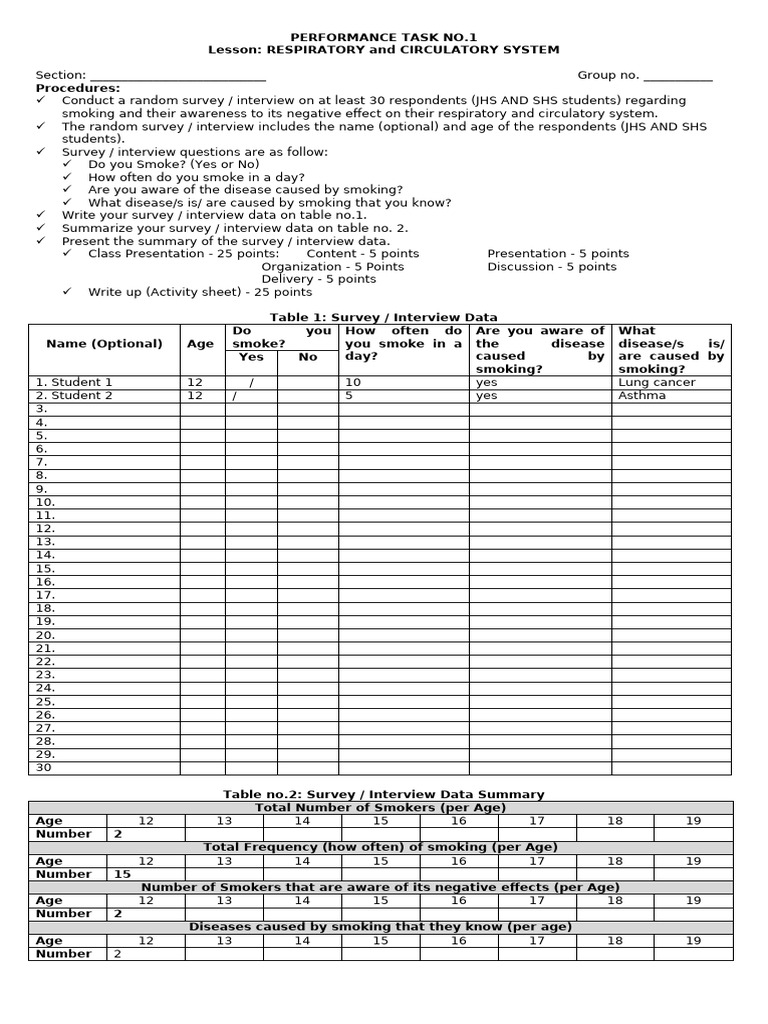 Q1 Performance Task No 1 | PDF