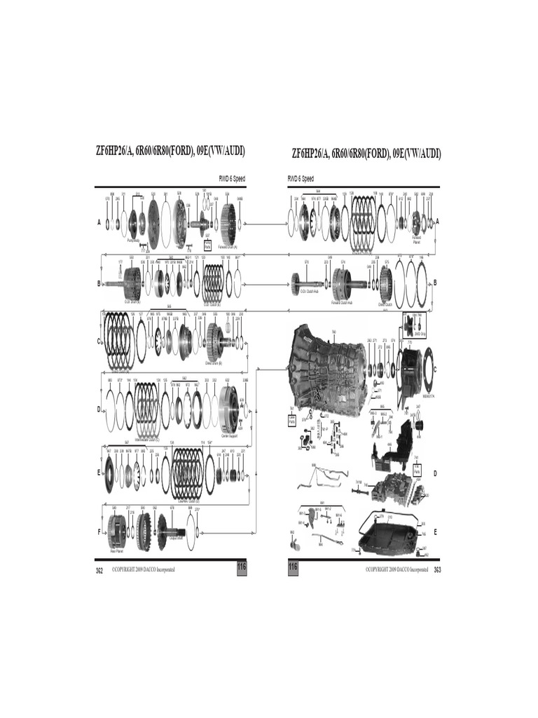 zf6hp26-28 Diagram | PDF