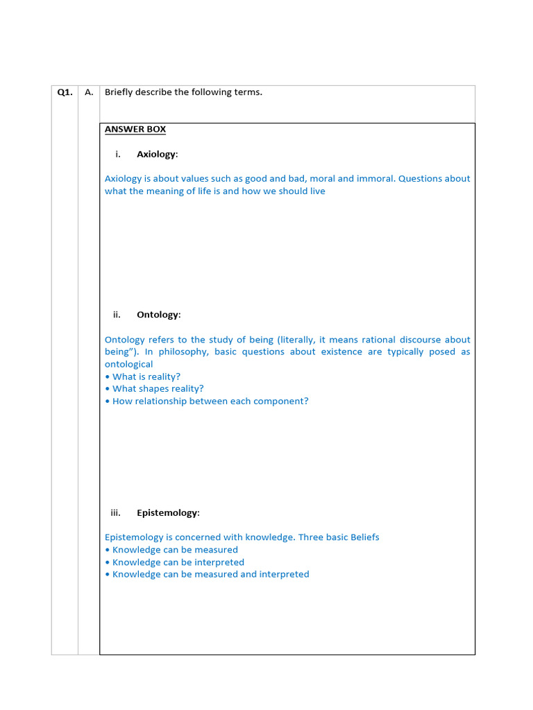 Research Methods - Practice Questions | PDF